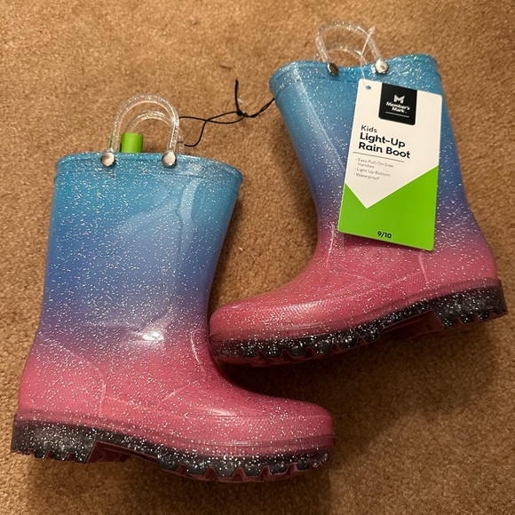 member’s mark | Shoes | New Members Mark Girls Light Up Rain Boot ...